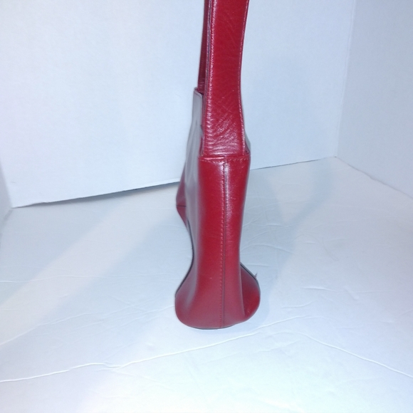 Kenneth Cole | Bags | Kenneth Cole Red Leather Handbag | Poshmark